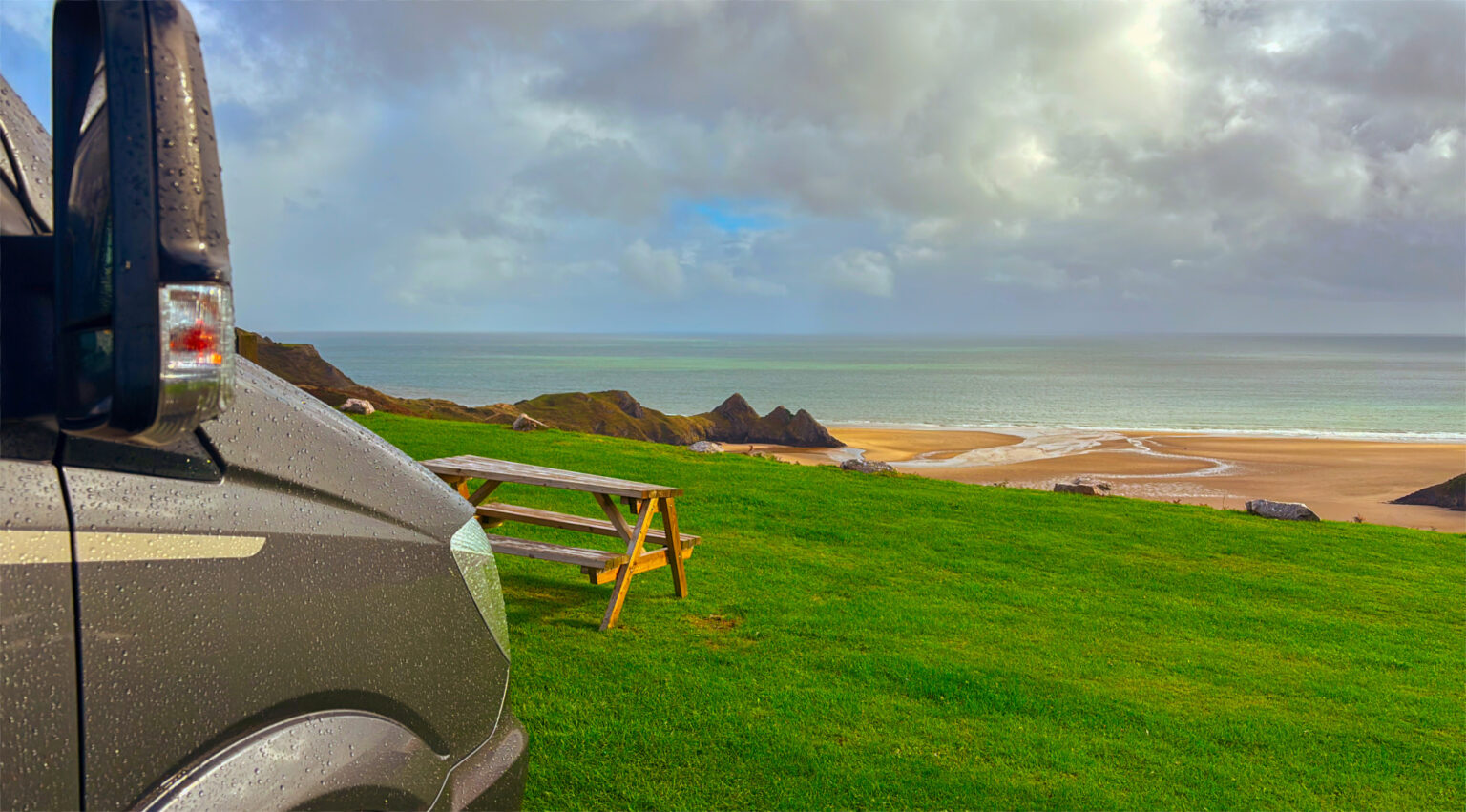 Three Cliffs Bay +Photos — Camperguru
